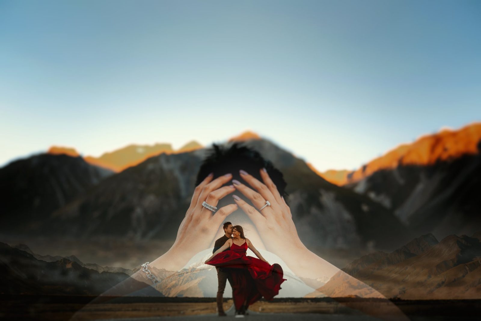 Dianna and Alex's Stunning Mount Cook Pre-Wedding Adventure