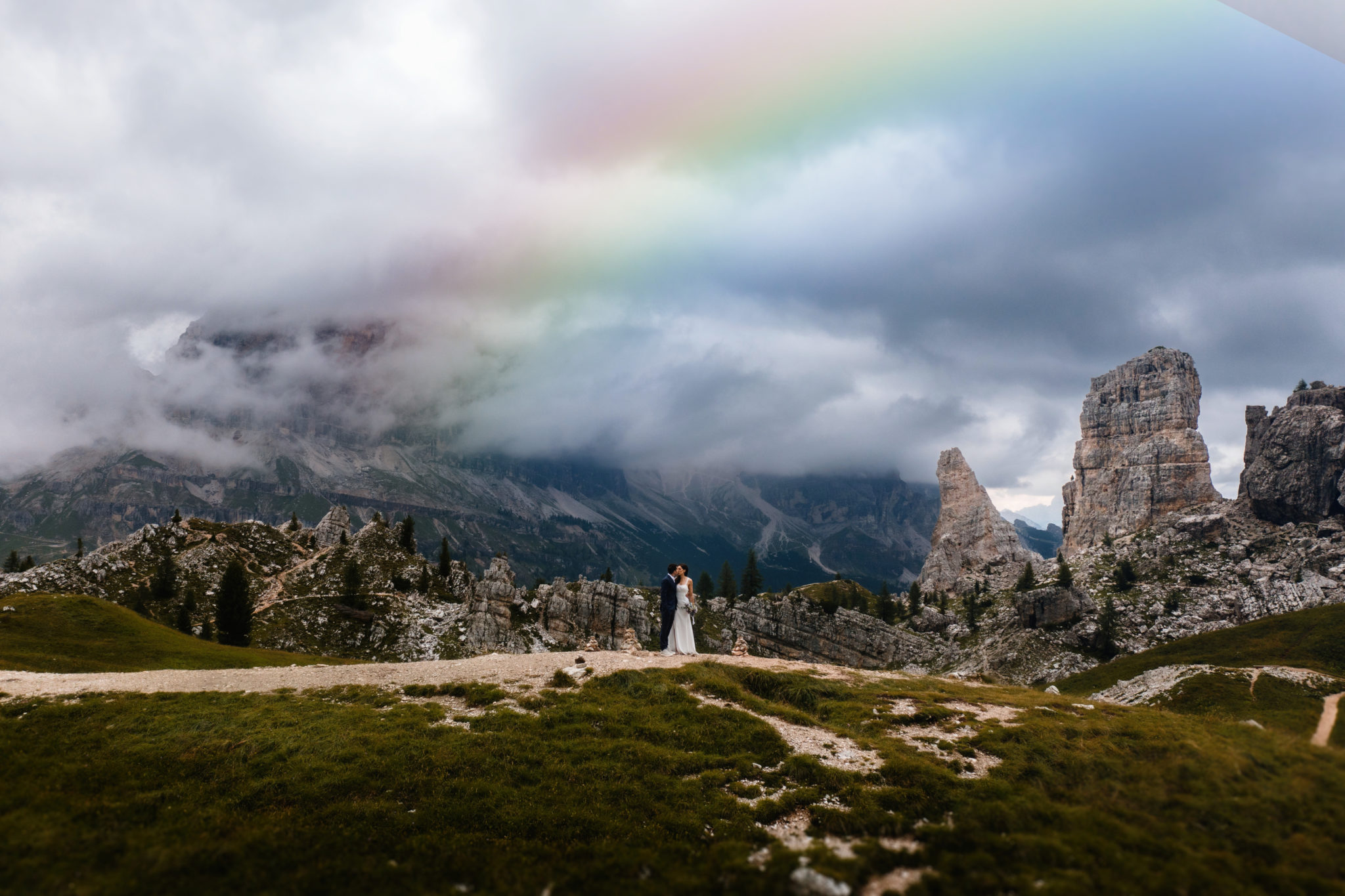 This mesmerising wedding at Cinque Torri